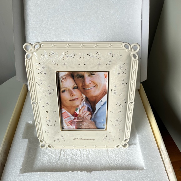 Lenox | Accents | Lenox Wedding Promises 5th Anniversary Picture Frame ...